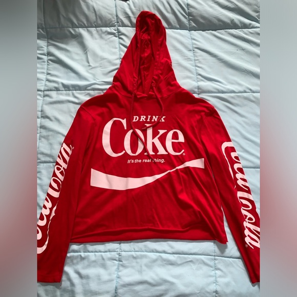 Tops | Womens Cocacola Crop Top | Poshmark